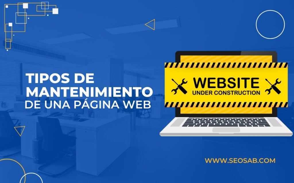 Tipos de mantenimiento de una página web - SEOSab